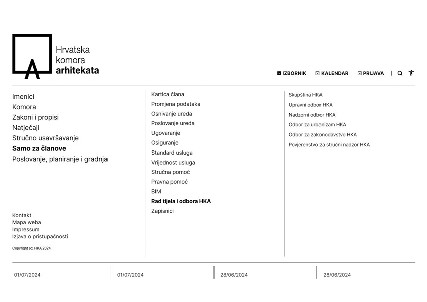 Novosti > Hrvatska komora arhitekata